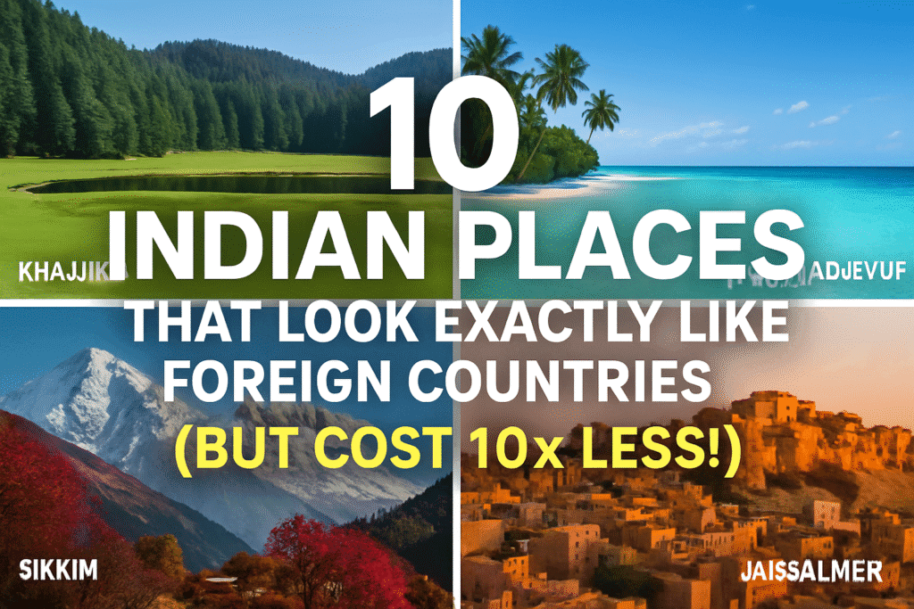 🌌 10 Indian Places That Look Exactly Like Foreign Countries (But Cost ...